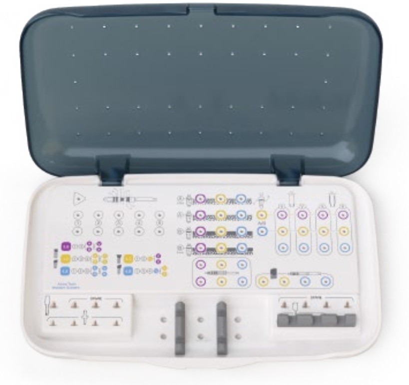 Large Tray EV shown with Overlay 1 - Astra Tech Implant